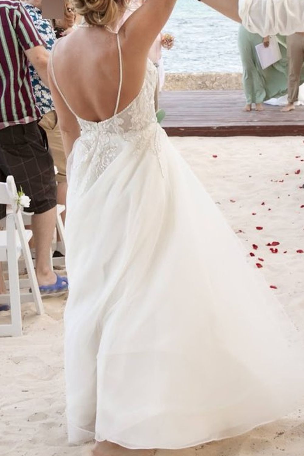 Used Galina Signature Sprakling A-Line Wedding Dress