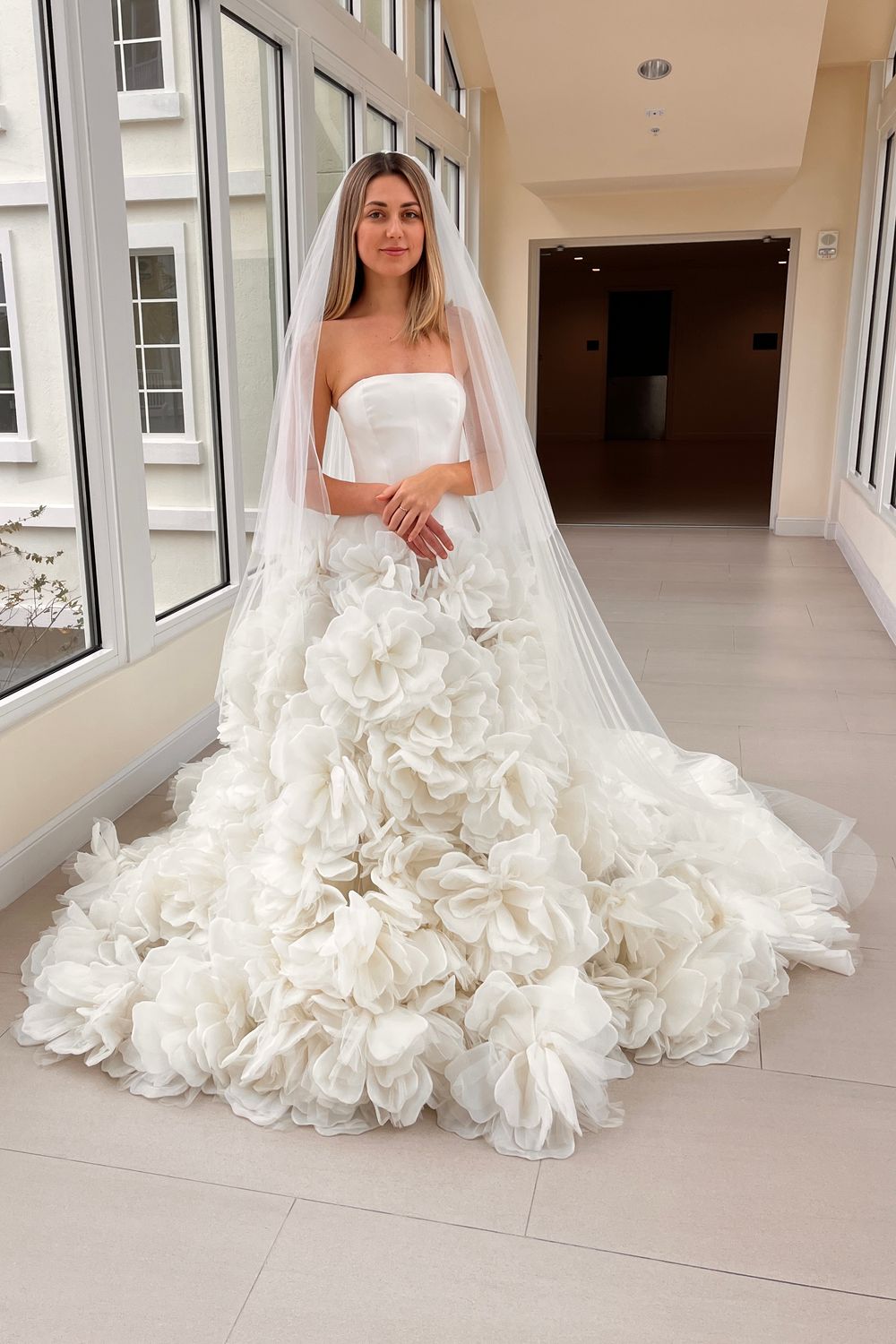 Used Nicole and Felicia NF047 With Veil